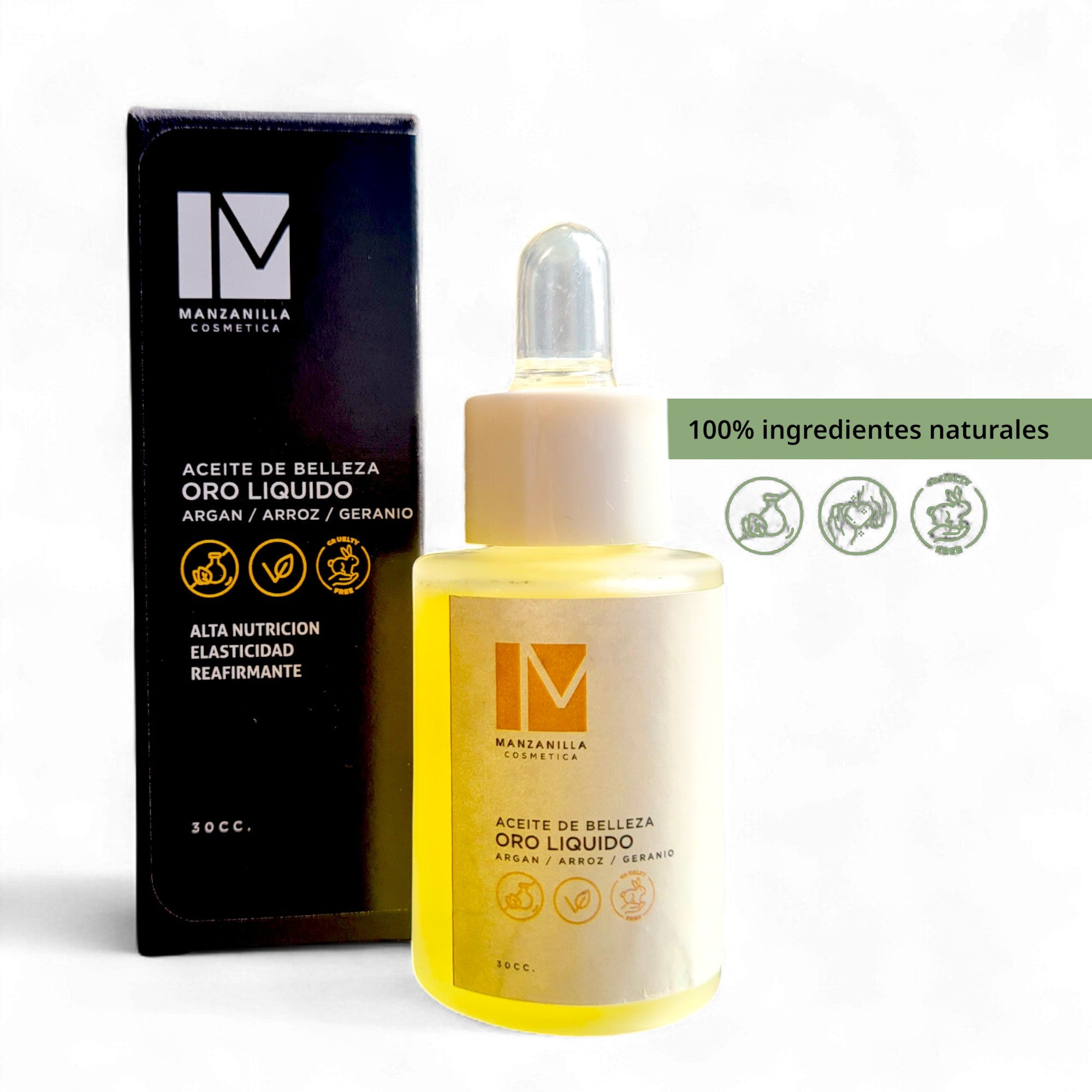 Oro liquido / Oleo de belleza multiproposito – Manzanilla